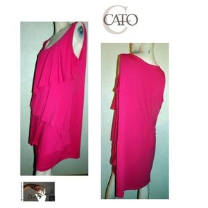 Cato | Dresses | Cato Nwot Red Knit Flapper Style Dress Size Xl | Poshmark
